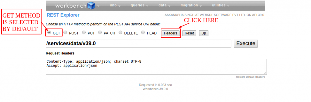 How To Run Rest Api Through Workbench Salesforce