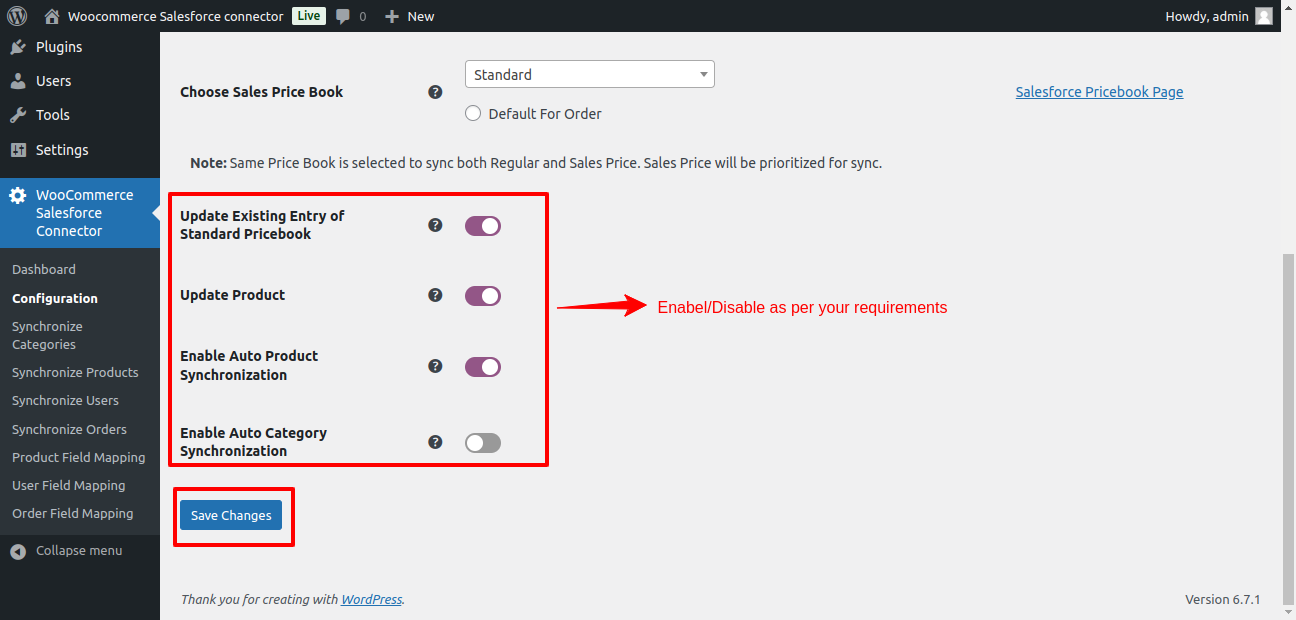 Woocommerce Salesforce Integration Wordpress Connector