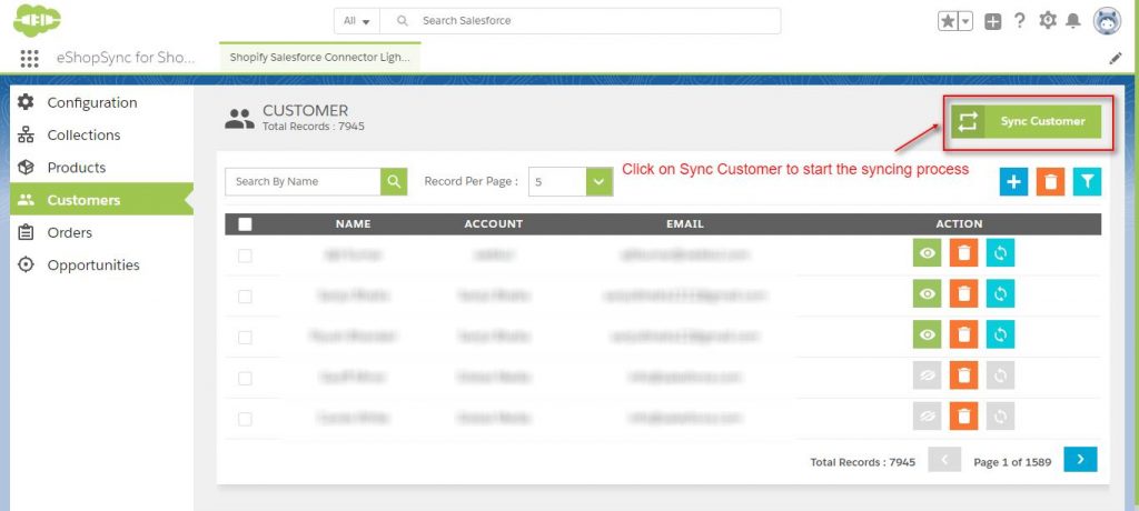 Shopify Salesforce Connector - eShopSync