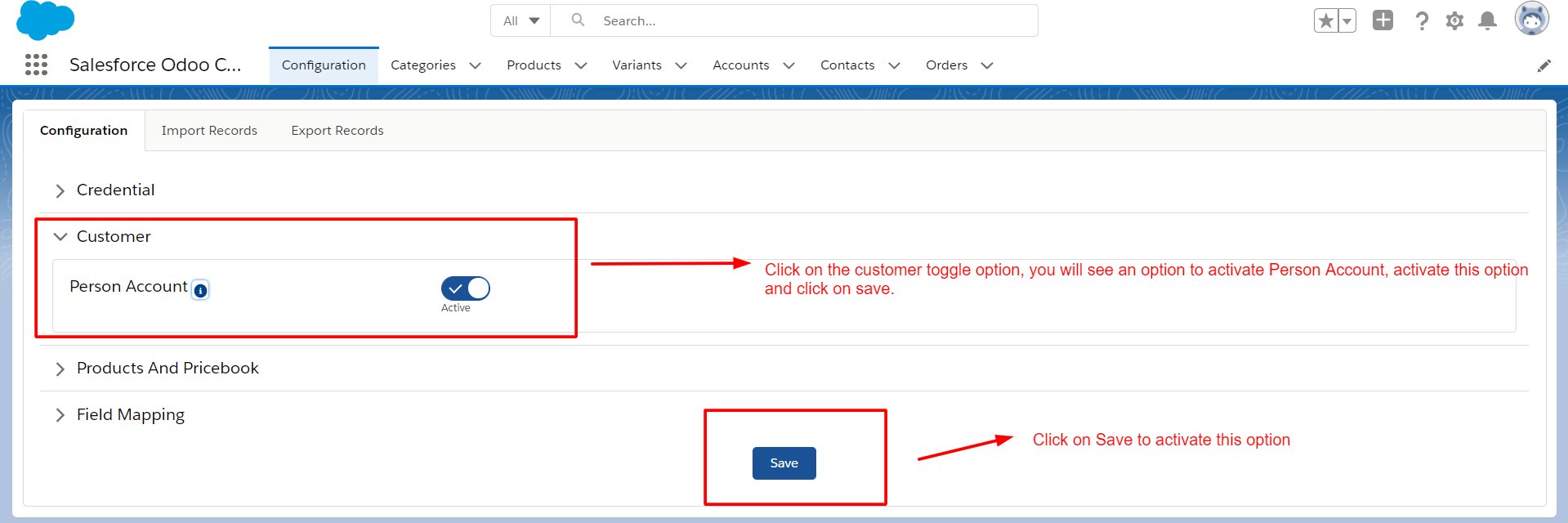 Odoo Salesforce Connector and Integration - eShopSync