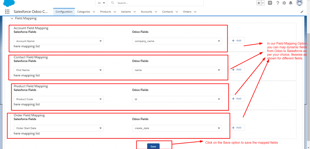 Odoo Salesforce Connector and Integration - eShopSync