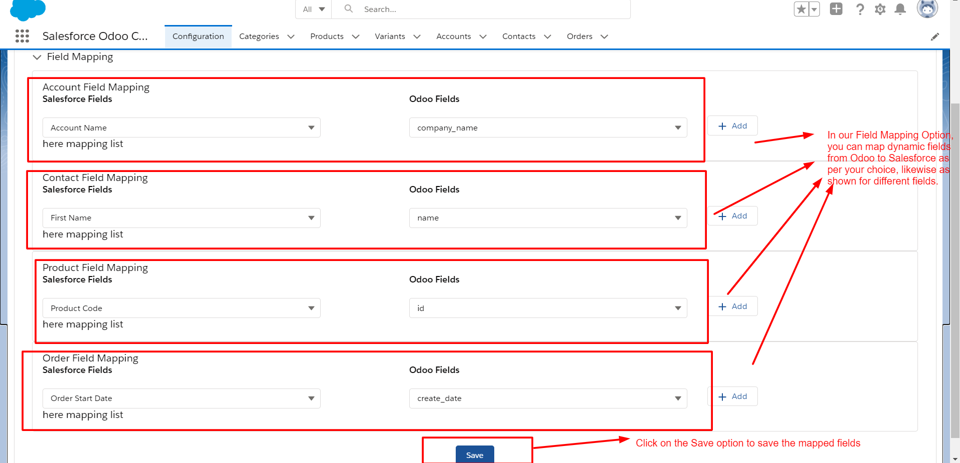 eShopSync for Odoo - Odoo & Salesforce Connector - eShopSync