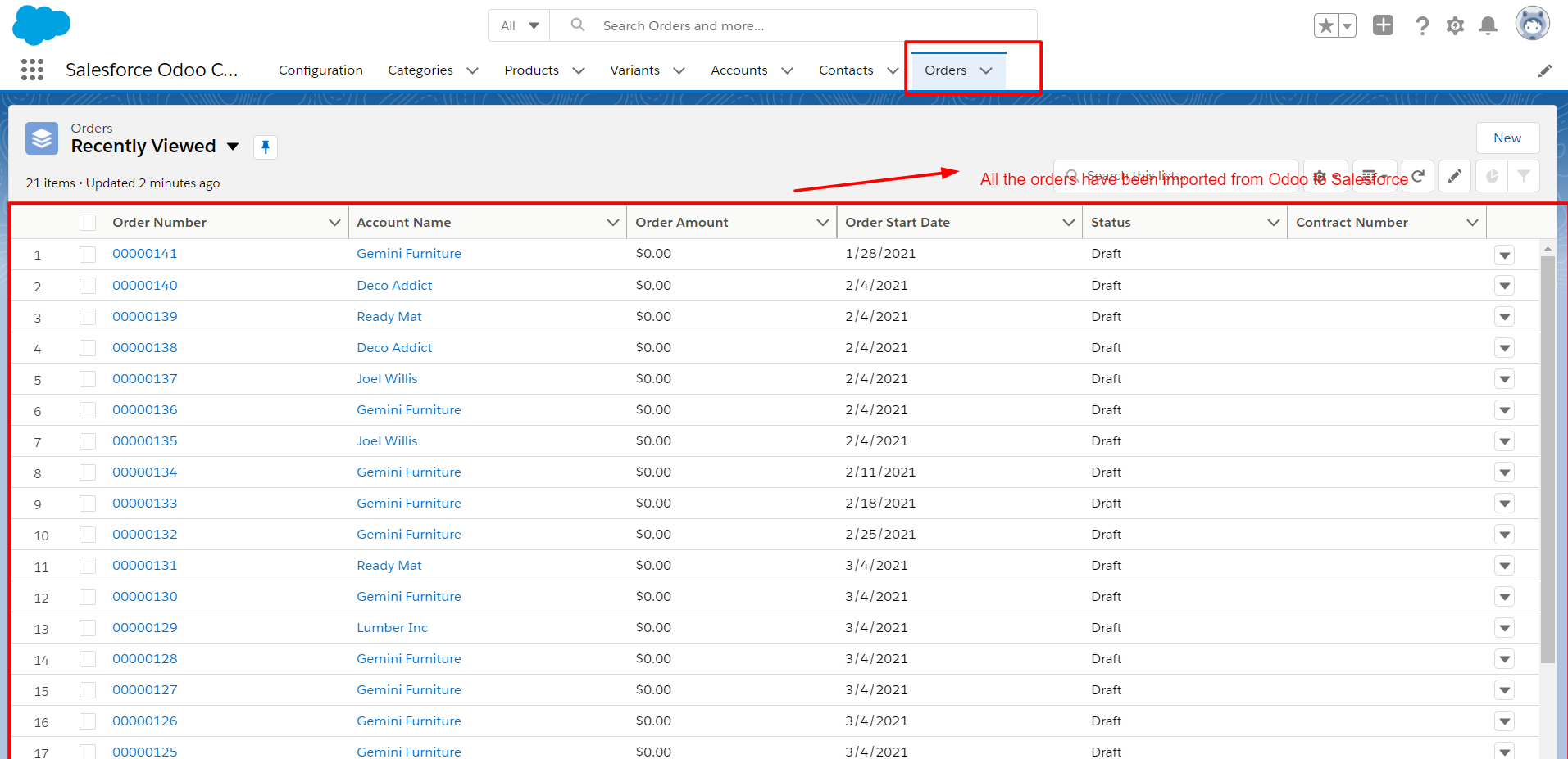 Odoo Salesforce Connector and Integration - eShopSync