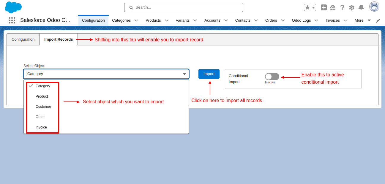 Odoo Salesforce Connector and Integration - eShopSync
