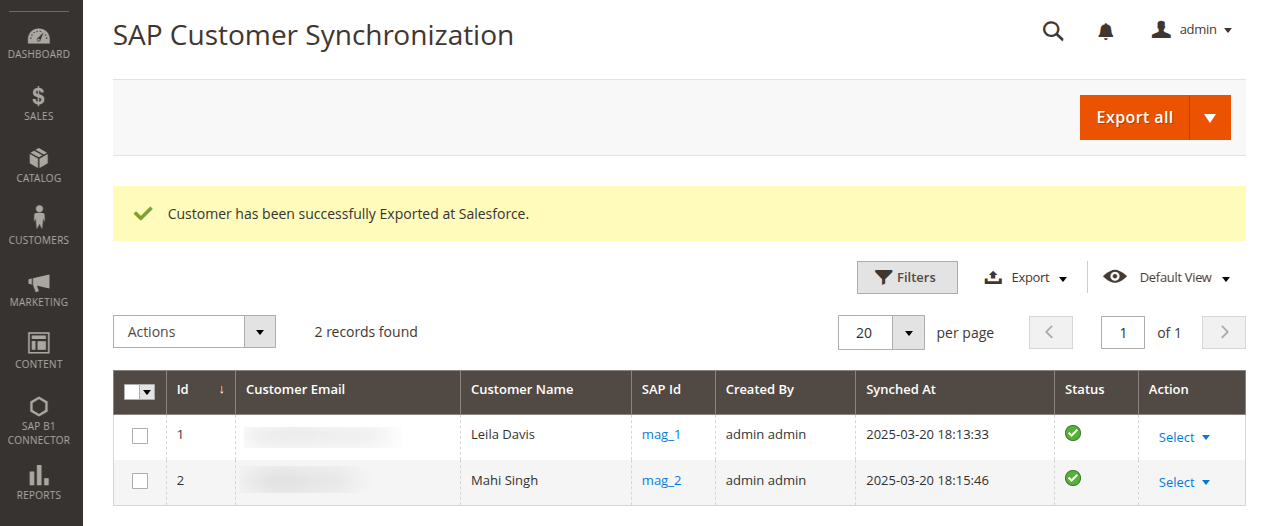 Magento 2 SAP B1 connector installation and setup | User Guide