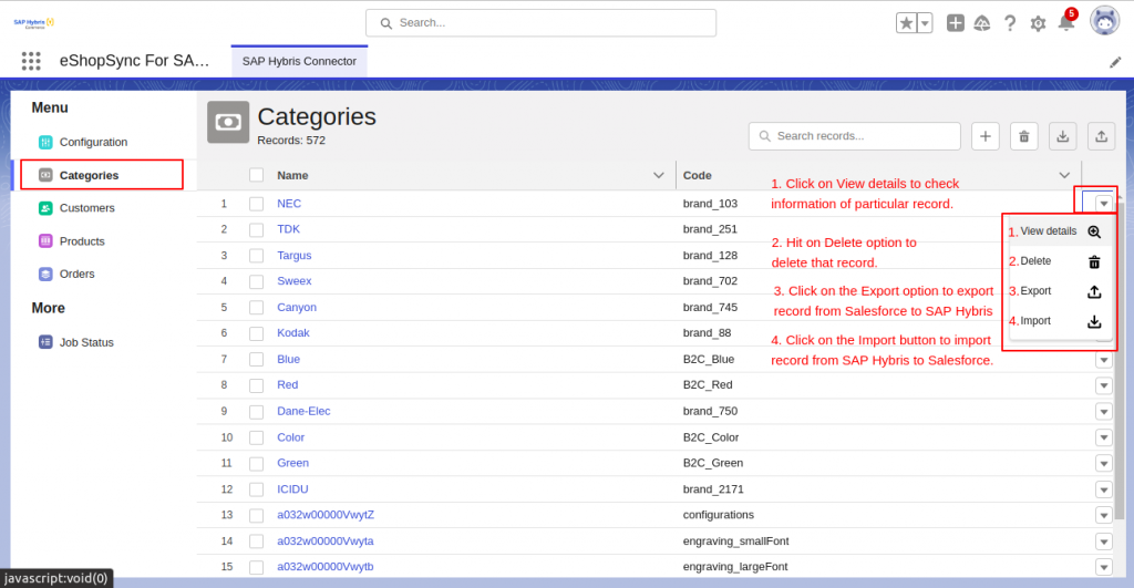 SAP Commerce Cloud Salesforce Connector | User Guide