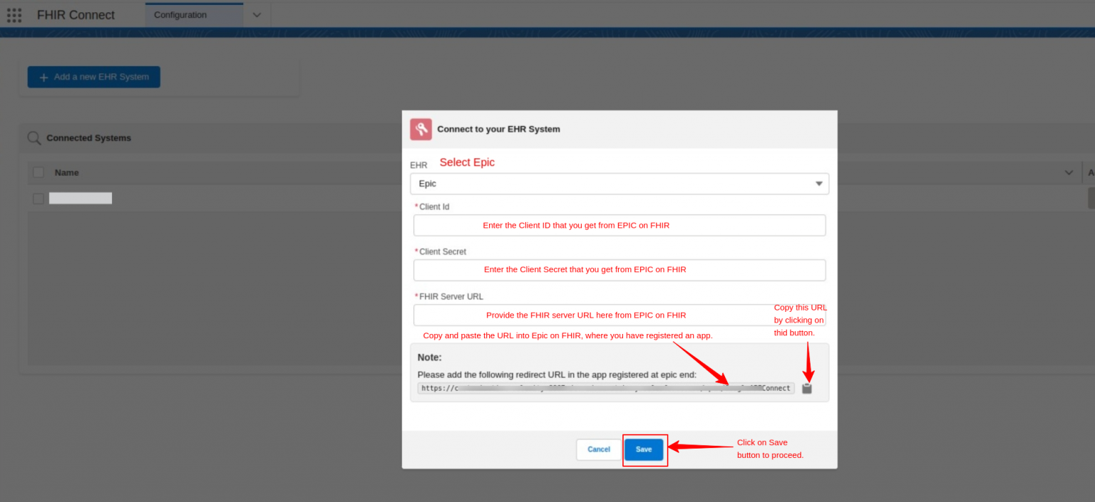 Salesforce Health Cloud and EHR Integration - FHIR Connect