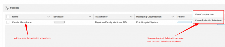 Salesforce Health Cloud and EHR Integration - FHIR Connect